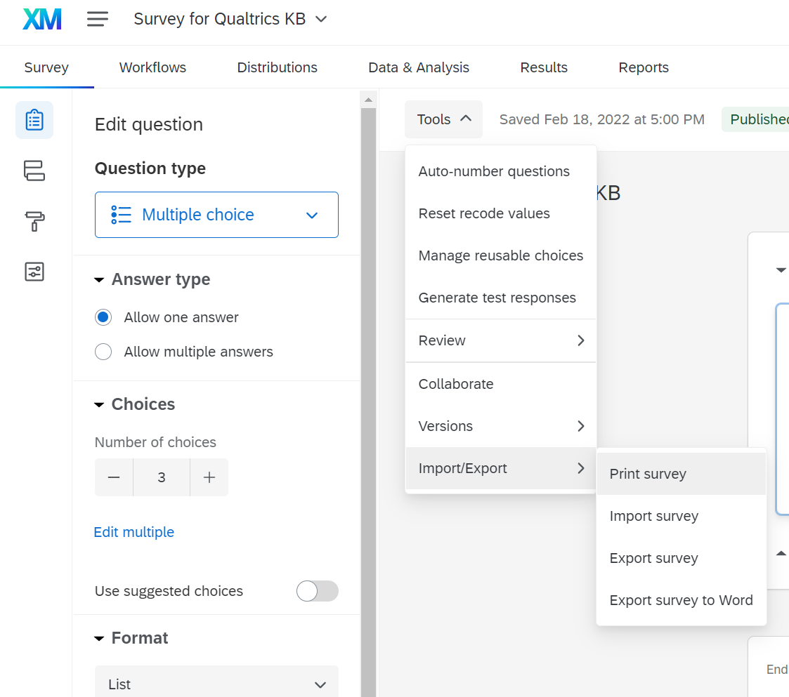 Public Knowledge - FAQ: Qualtrics Usage - Technology Support Portal